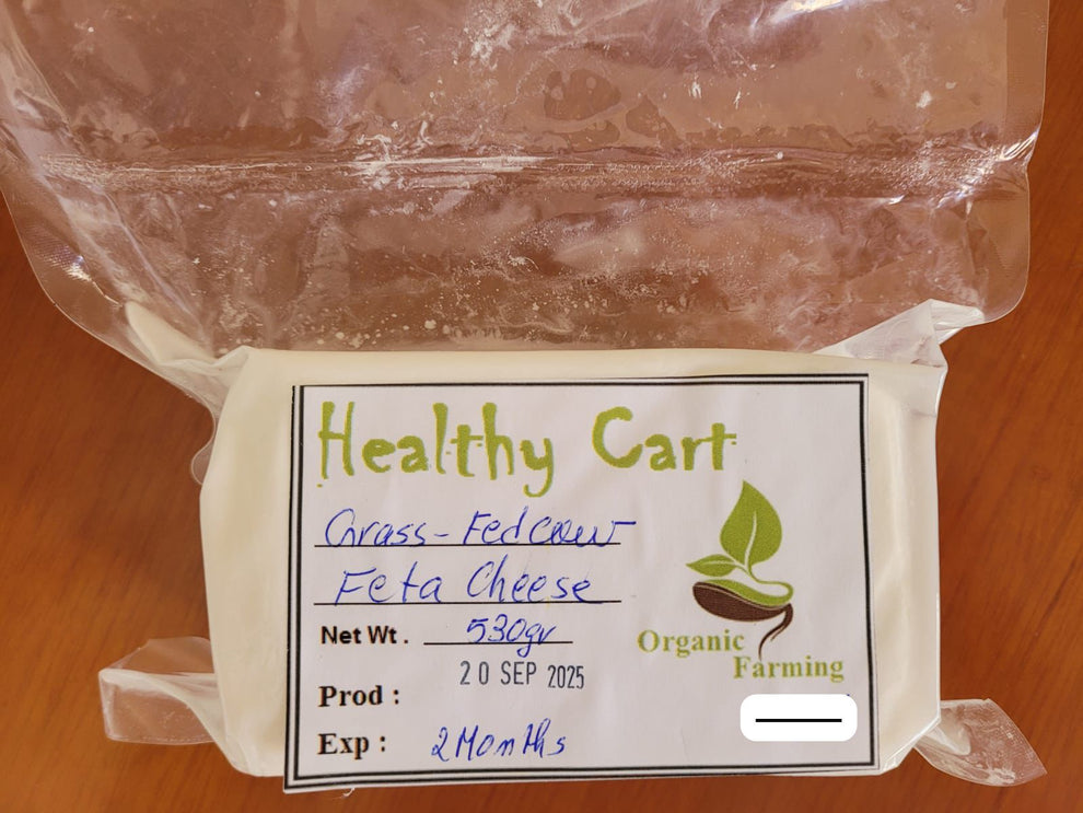 Organic Grass-Fed Cow Feta Cheese 500gr – Beirut Farmers Market